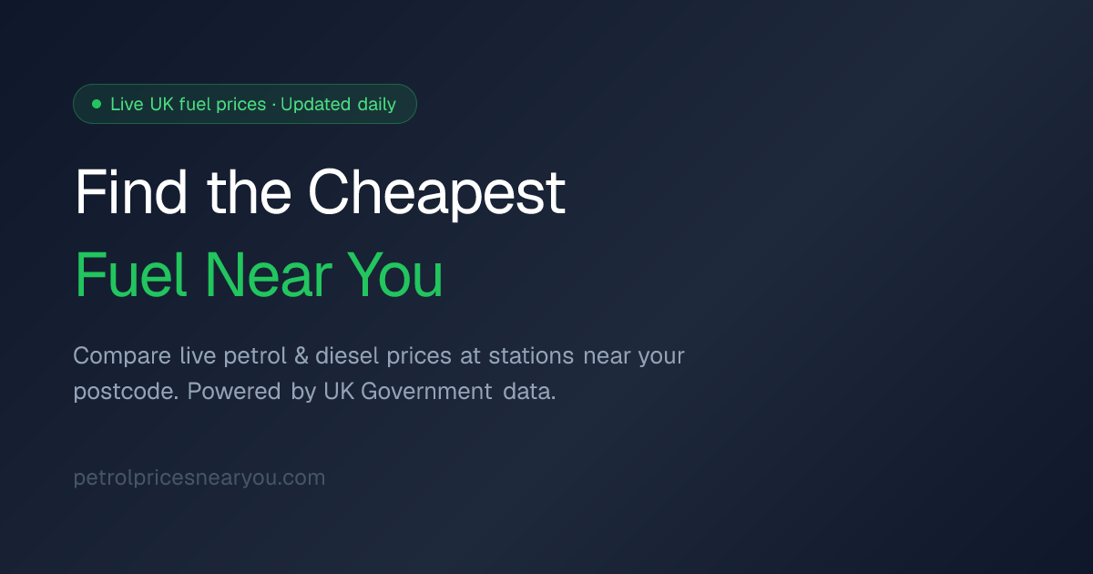 Compare Live Petrol & Diesel Prices Near You | UK Fuel Finder
